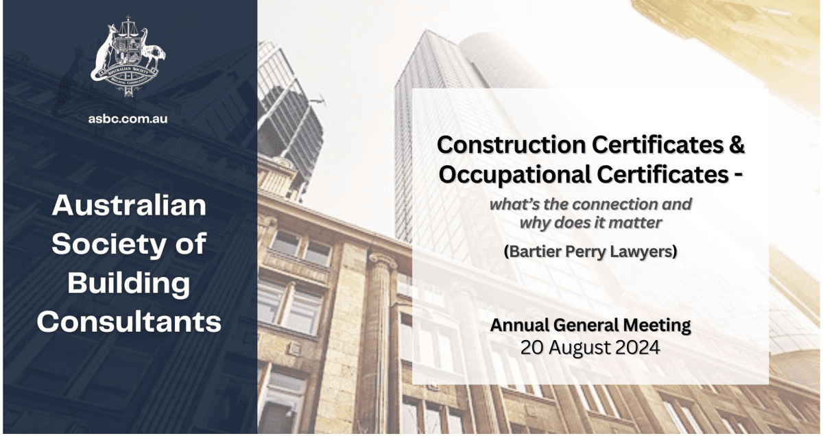 Construction Certificates & Occupation Certificates - what's the ...